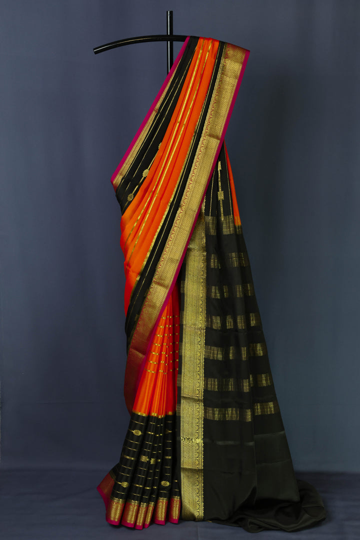 Pure Mysore Silk Sarees | Buy Crepe Georgette Silk Sarees Online